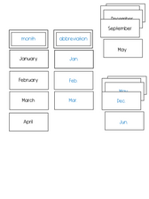 Month/Day of the Week Abbreviation Activity Cards – Montessori for ...