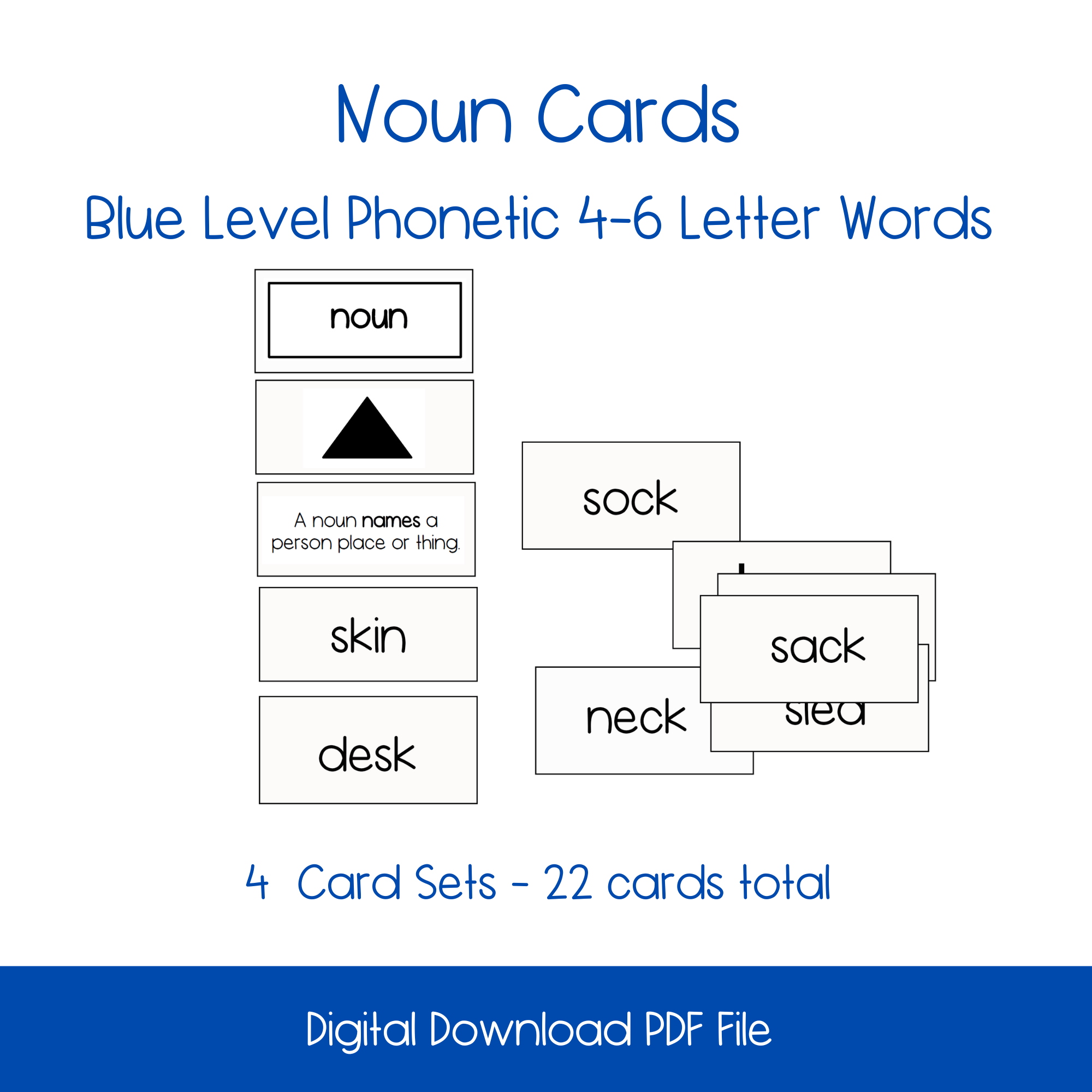 Blue Level (4 to 6 letter Phonetic Word) Language Materials ...