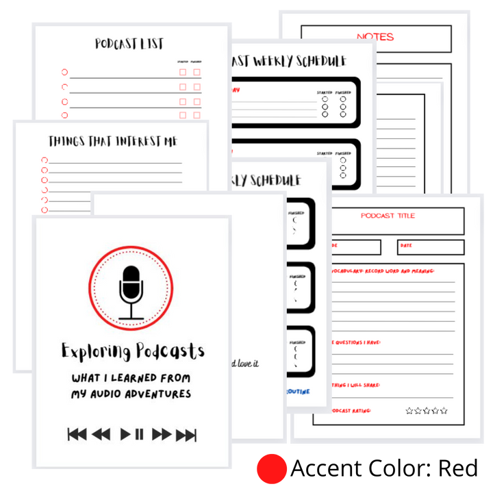 Podcast Journals – Montessori for Learning by Insightful Brain